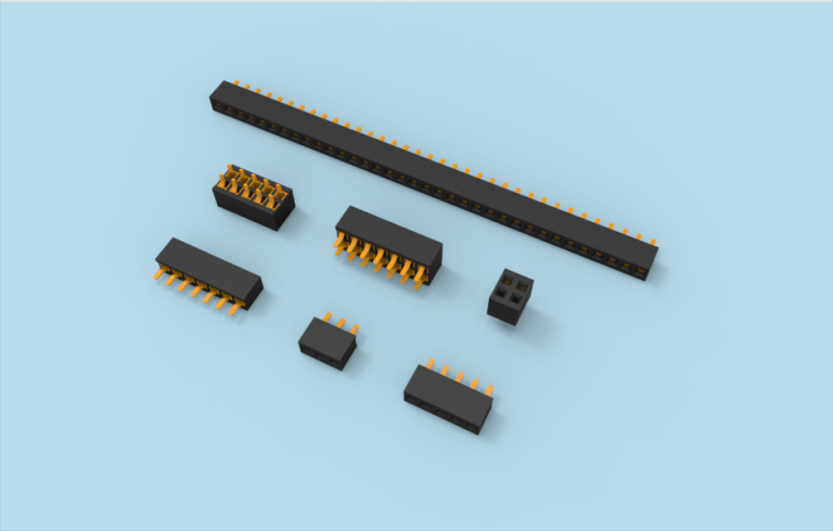 1.0mm Straight Female Header Connectors | Smolex