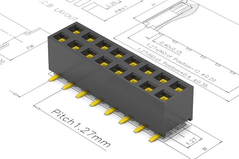 Pin header Female header connectors manufacturer | Smolex