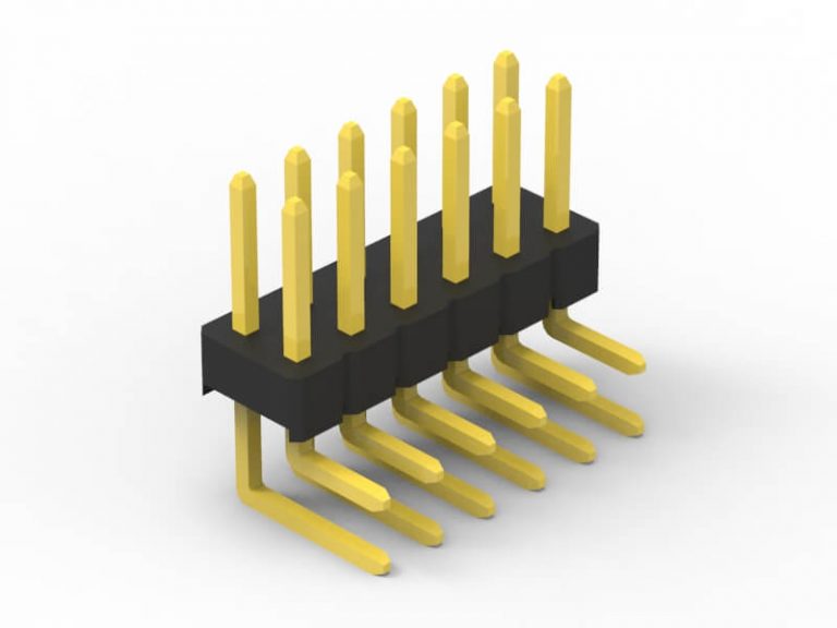 What types of pin headers and female headers are there?